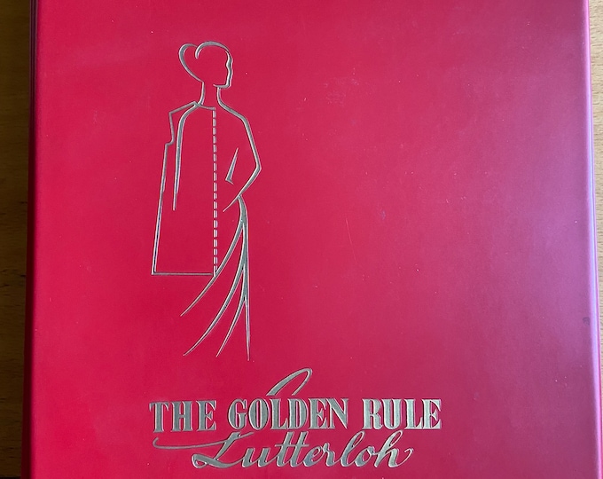 The Golden Rule Modeverlag Lutterloh Cutting Sewing Pattern Drafting ...
