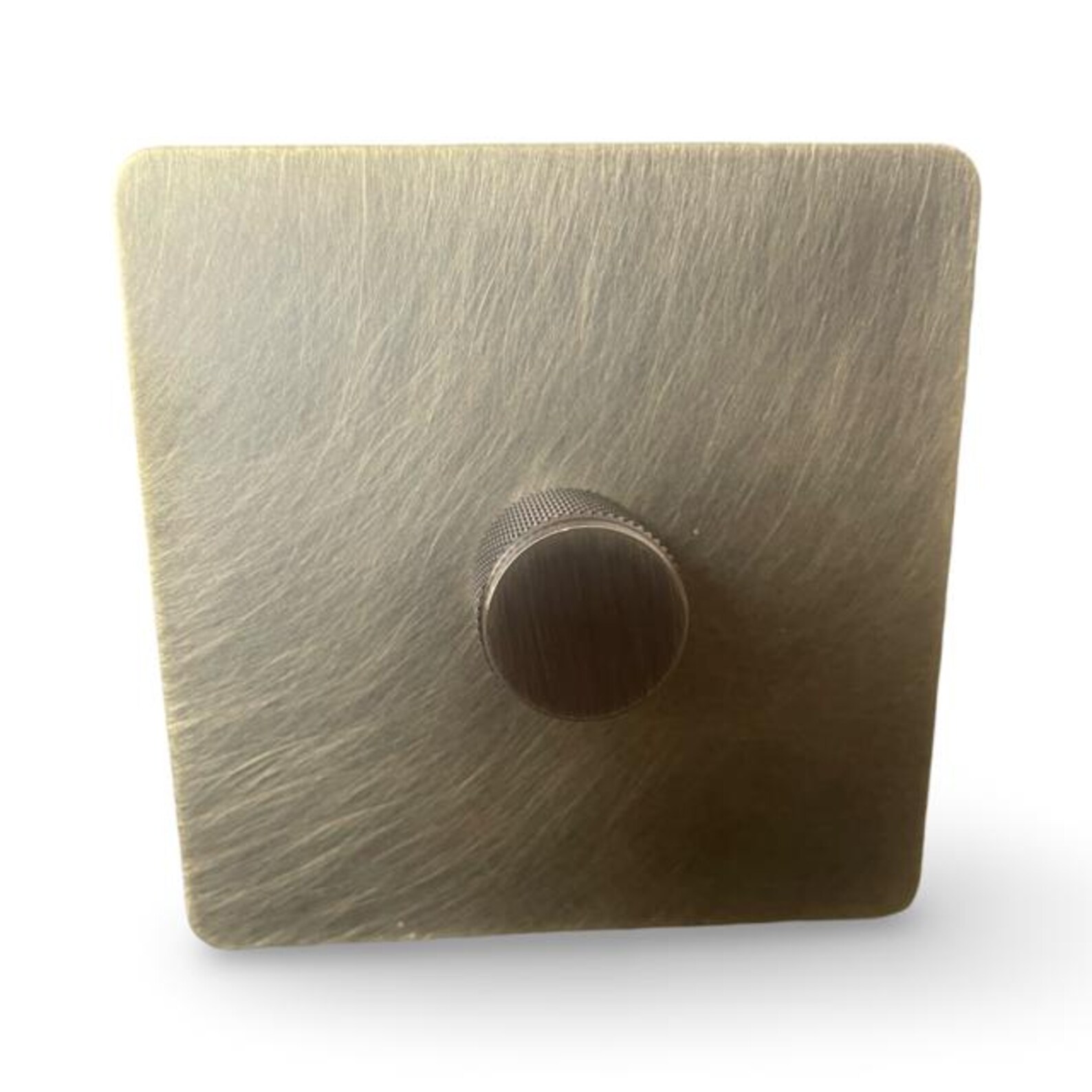 Brushed Antique Brass Dimmer Light Switch: Screwless Retro Style - Etsy