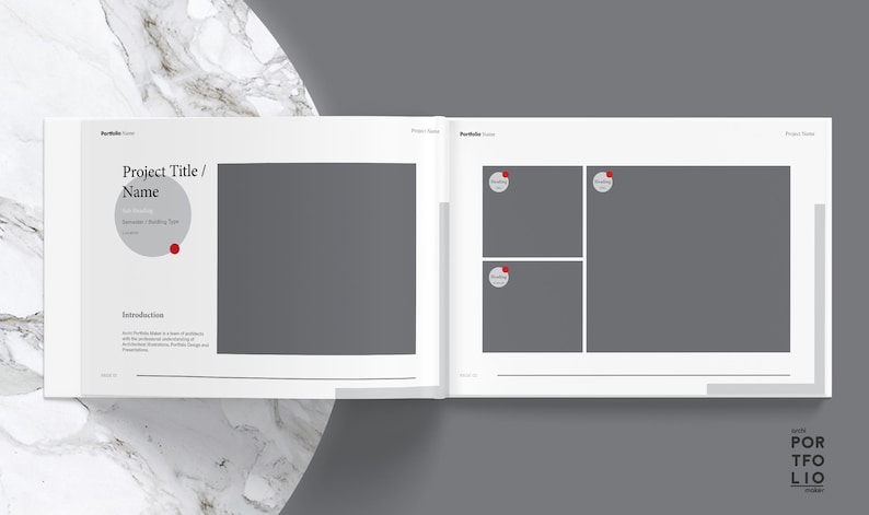 Architectural & Interior Design Portfolio Template 4 - Etsy