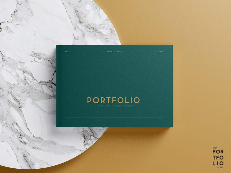 Architectural & Interior Design Portfolio Template 32 - Etsy