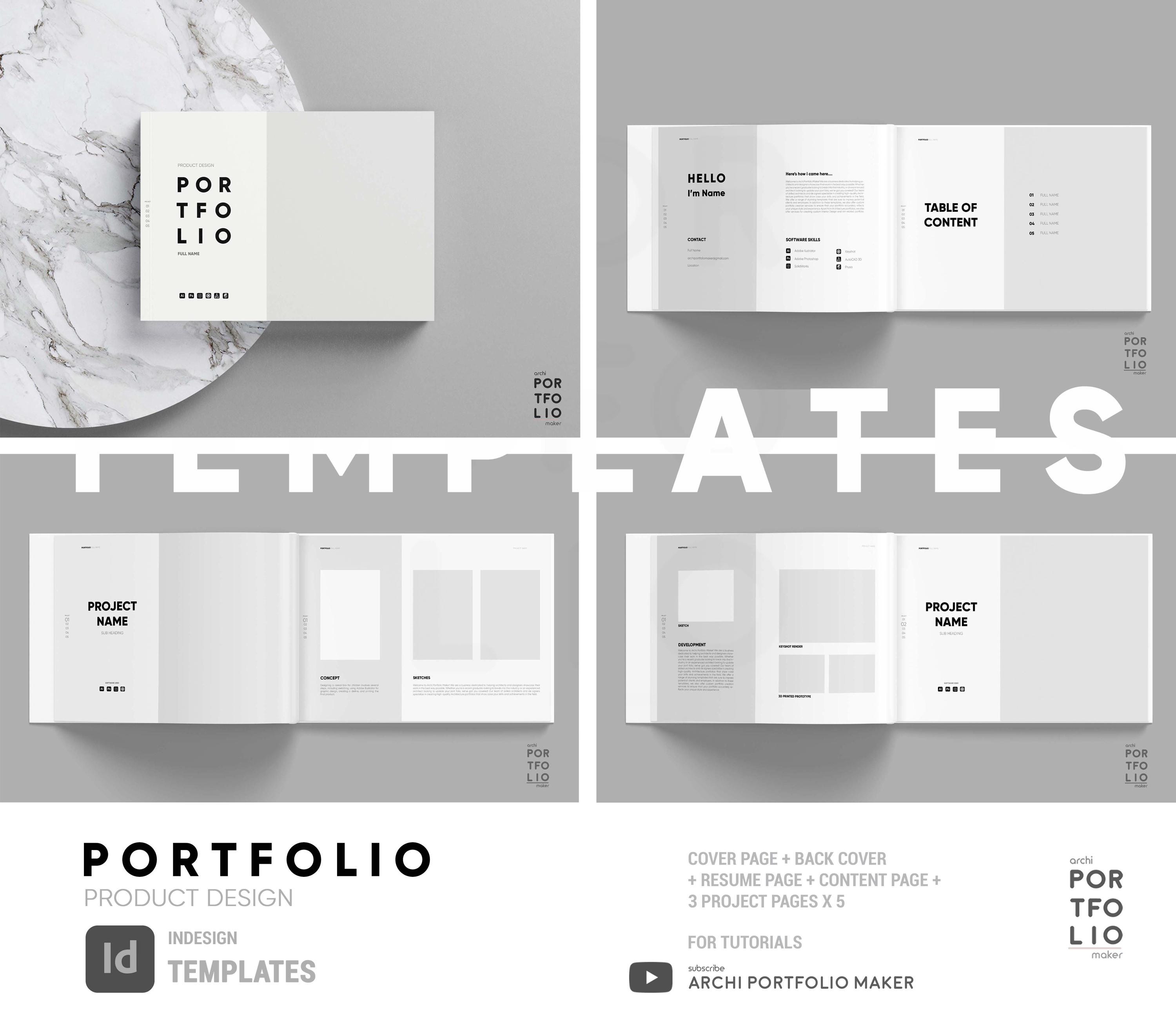 Product Design Portfolio Template 37 - Etsy