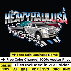 Junk Removal Logo Pull Dump Bumper Dumpster Trailer Rental Trash ...