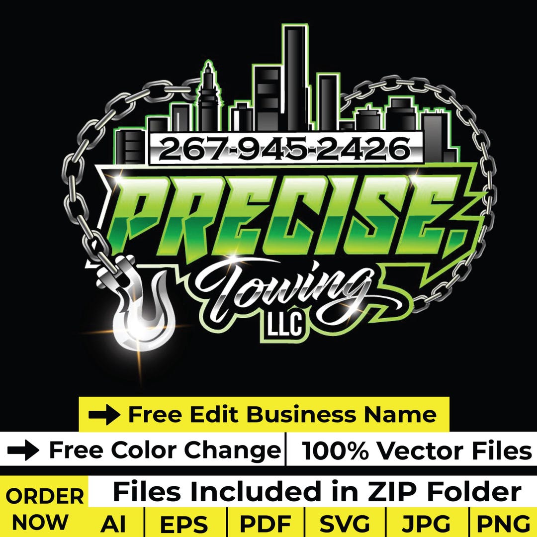 Editable Towing Logo Png Towing Services Logo Towing Truck Logo Sv ...