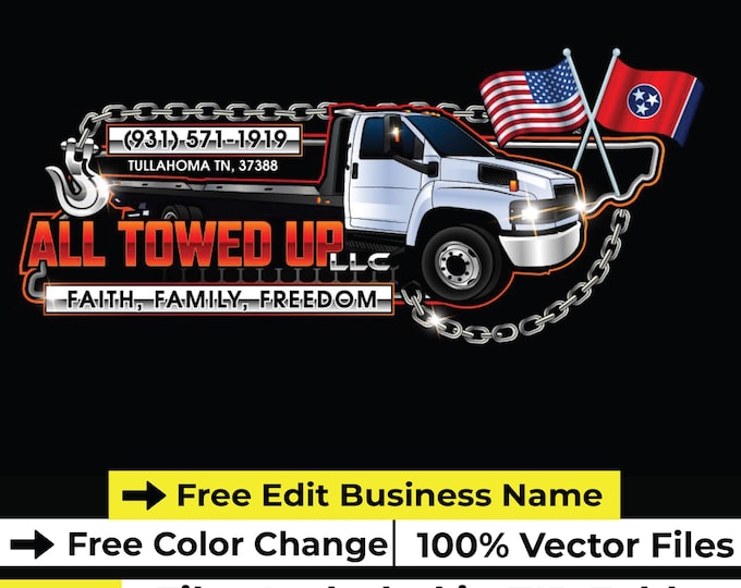 Editable Towing Logo Png Towing Services Logo Towing Truck Logo Sv ...
