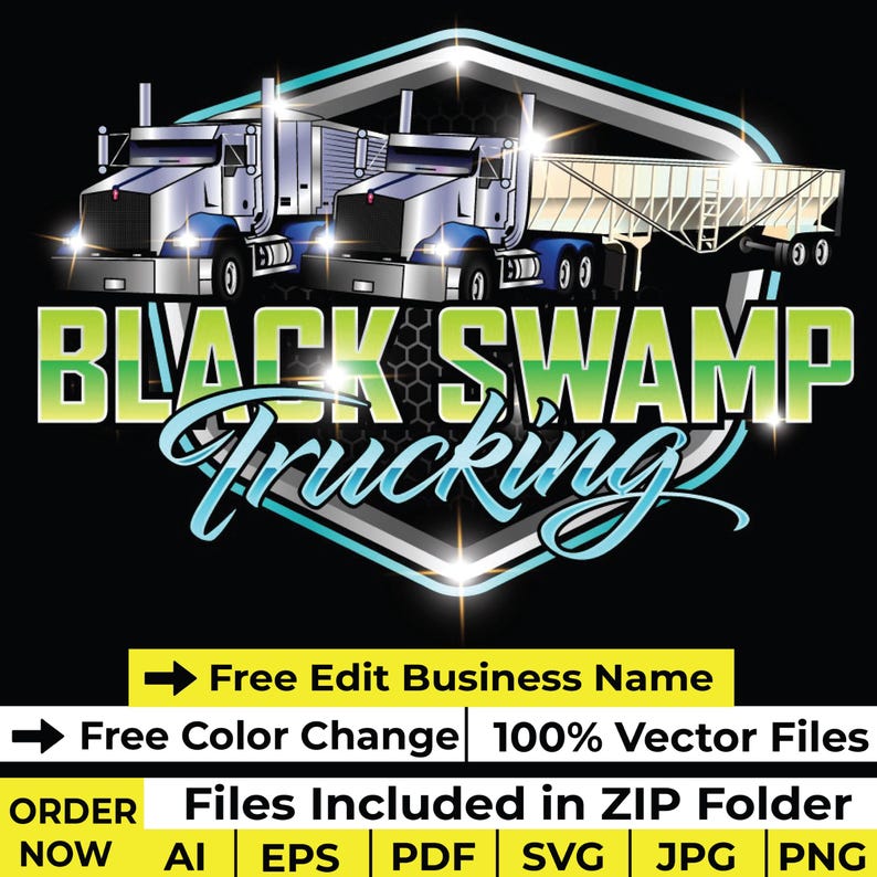 Premade Junk Removal Pull Dump Bumper Dumpster Trailer Rental Trash ...