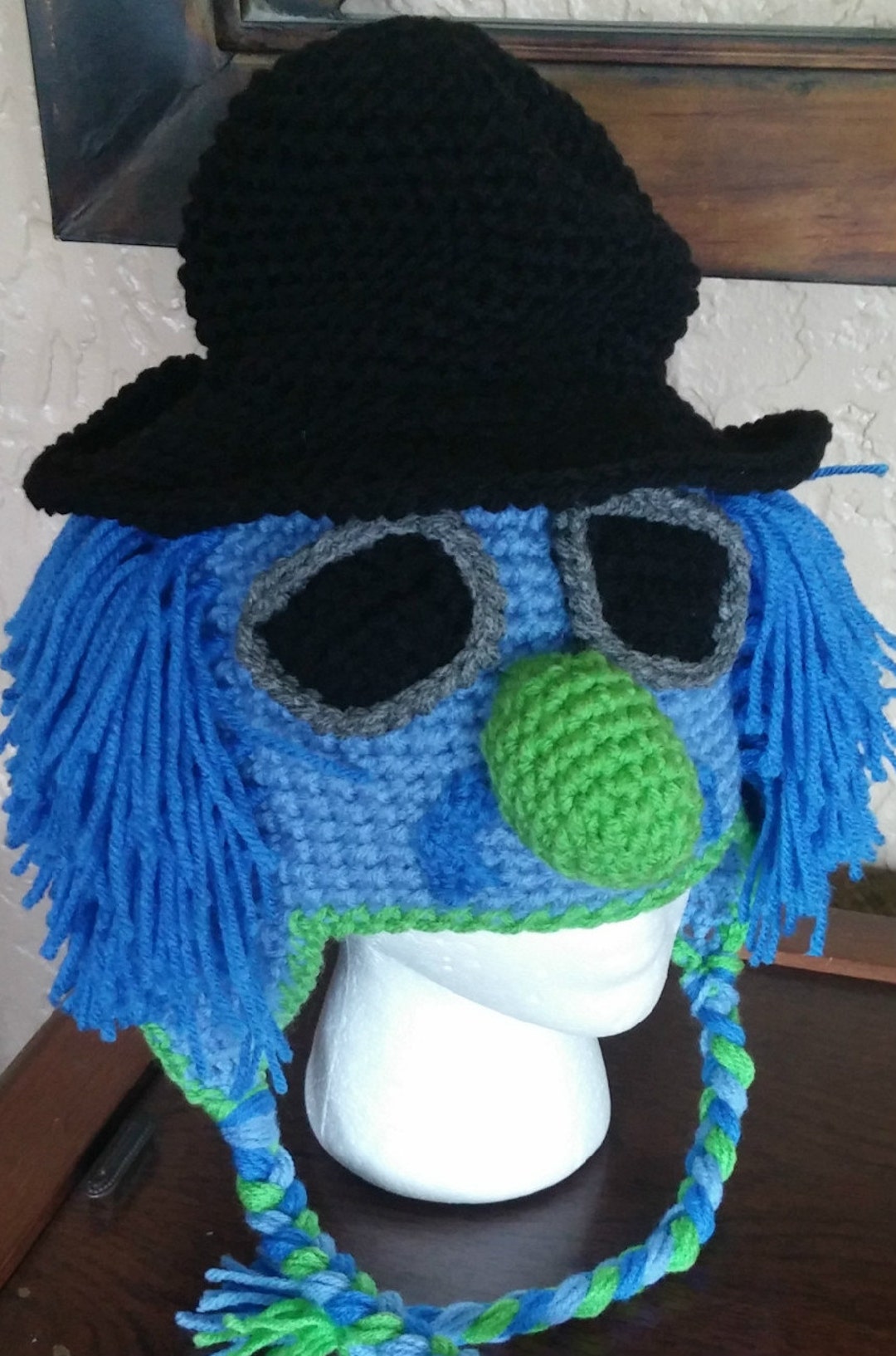 Crochet Muppet Hat Zoot - Etsy