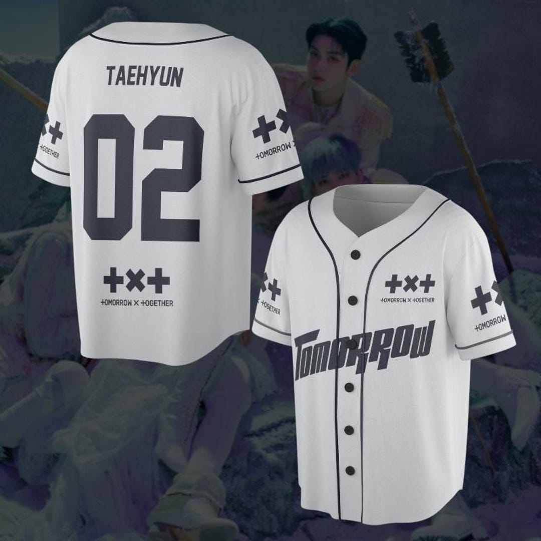 TXT Baseball Jersey Kpop Merch Shirt – Concert Outfit Apparel for MOA ...