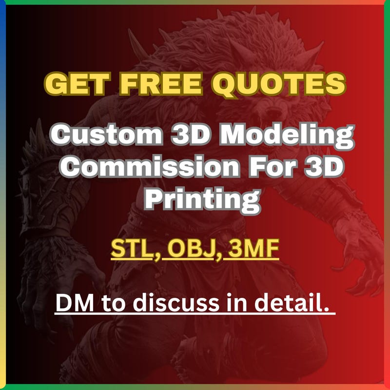 3d Model Commission - Etsy