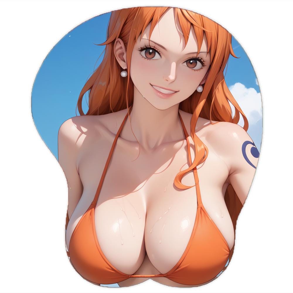 Hentai Nami Mousepad Boobs One Piece Wrist Rest Ergonomic Gift - Etsy