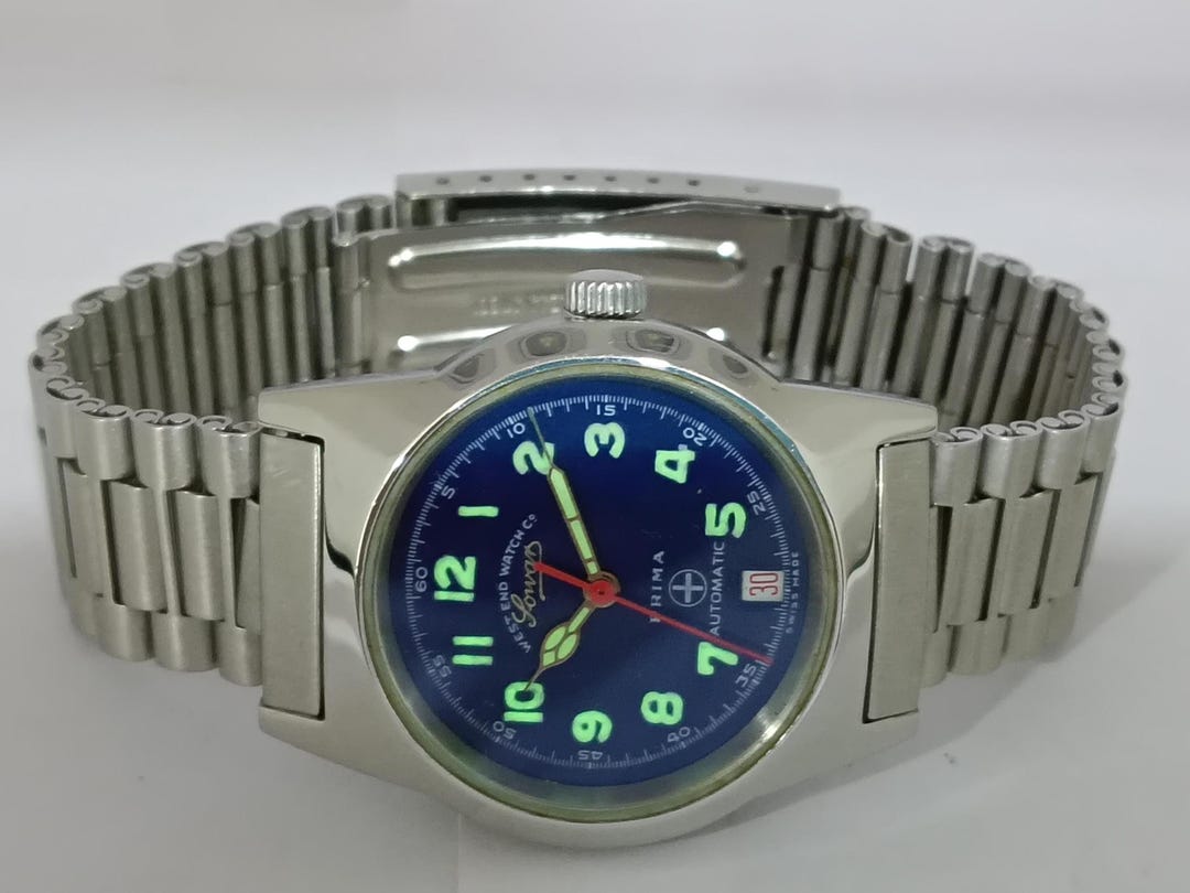 Vintage West End Watch Co Sowar Prima Automatic Caliber 2824-1 Radium ...