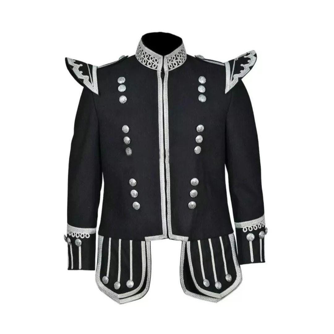 Scottish Men's Fancy Doublet Kilt Jacket Military Uniform Doublet ...