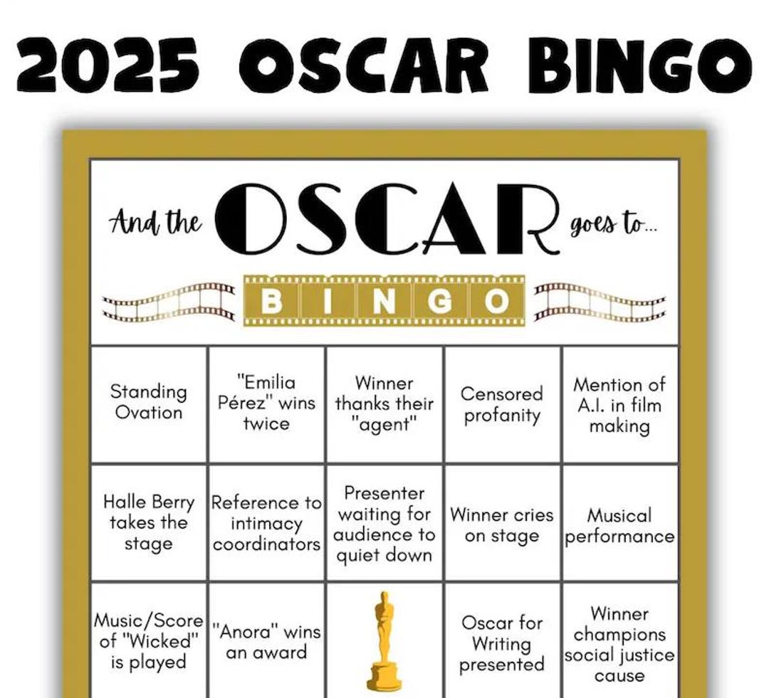 Buy 2025 Oscars Printable Ballot | Academy Awards Voting Sheet ...