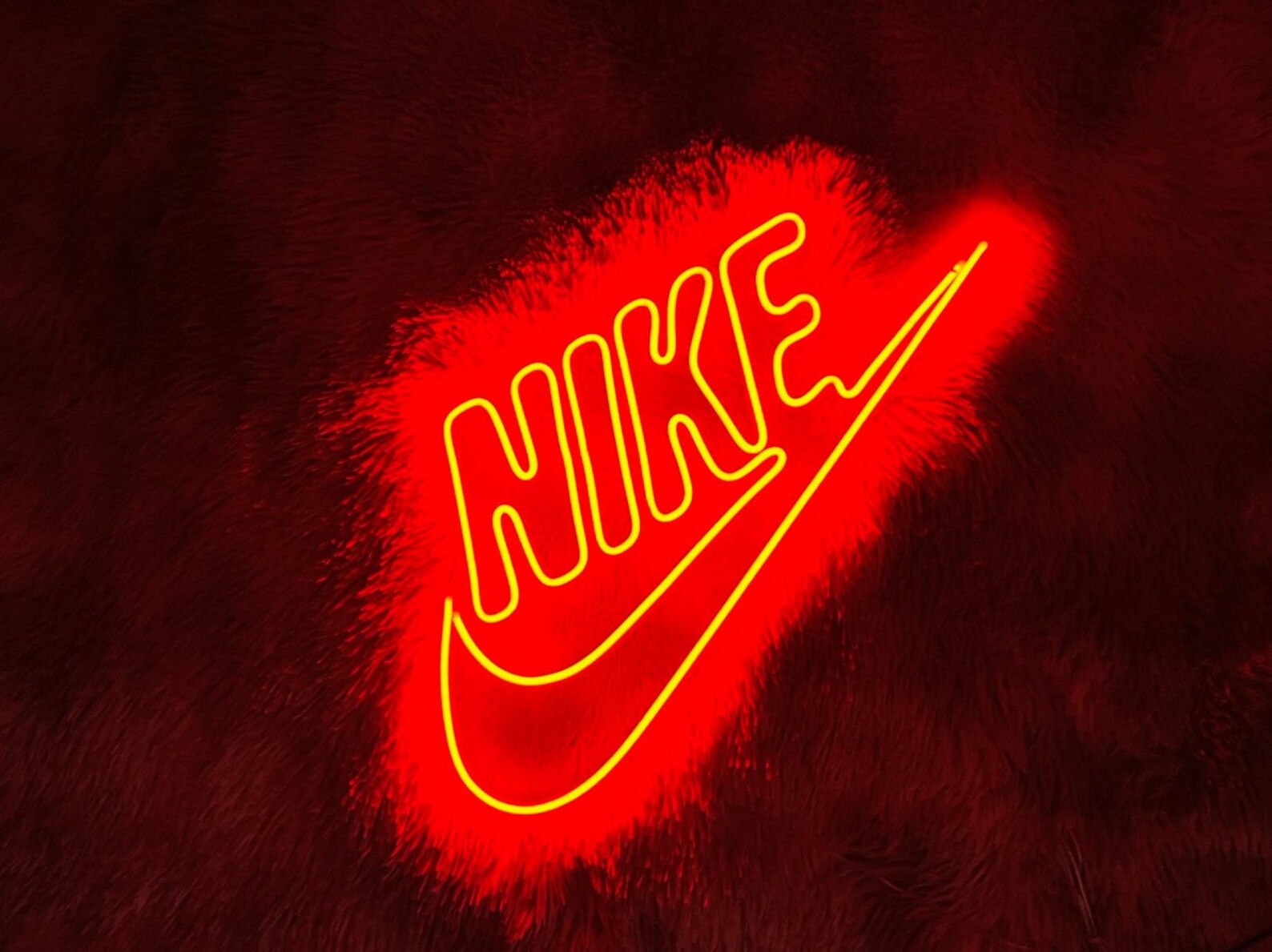 NIKE Neon Sign Dripping Nike Nike Logo Led Sign Nike Led | Etsy