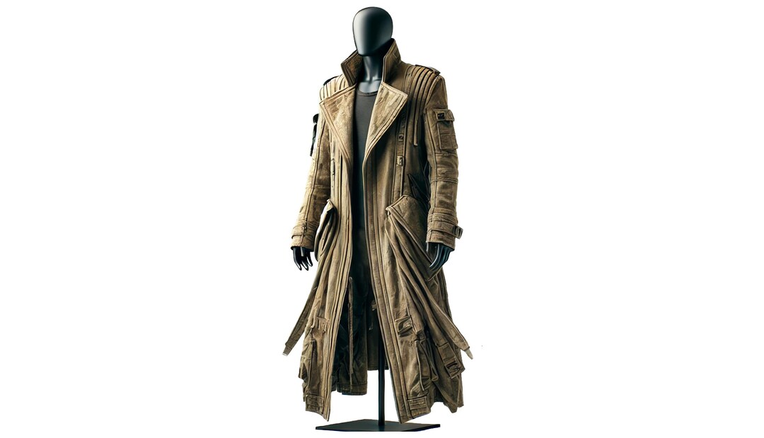 Inspired Fallout Warrior Long Leather Coat – Rugged, Handcrafted, Floor ...