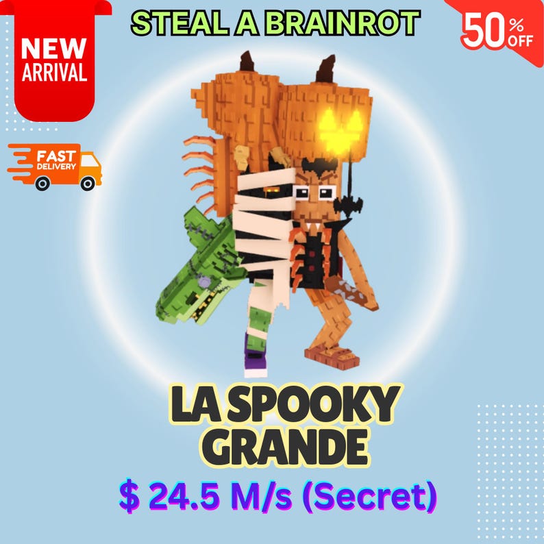 Roblox Brainrots “la Spooky Grande” | 24.5M/S Ultra Fast Speed | Secret ...