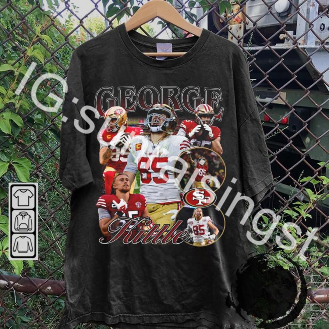 George Kittle Vintage Bootleg Style Shirt, George Kittle Shirt, Unisex ...