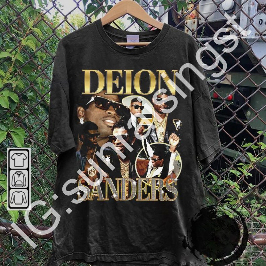 Deion Sanders Vintage Bootleg Style Shirt, Deion Sanders Shirt, Unisex ...