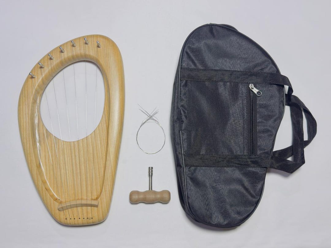 HANDMADE Beech Wood Pentatonic 7 String Musical Instrument With Free ...