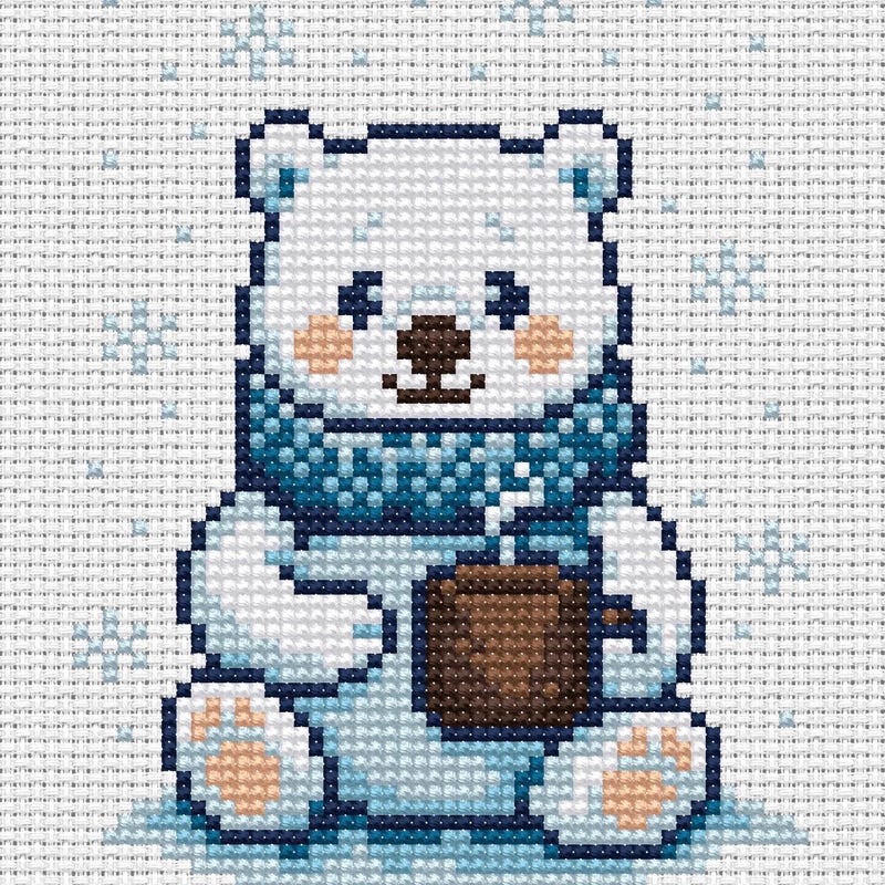 Polar Animal Cross Stitch - Etsy