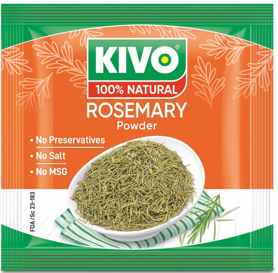 KIVO 100% Natural Rosemary Powder Row of 10 - Etsy