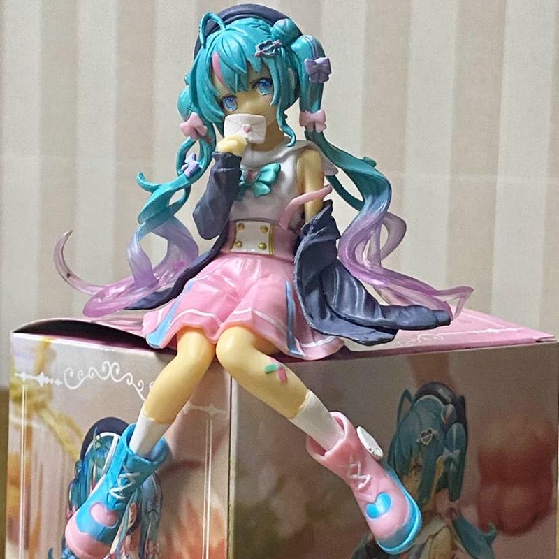 Pink Hatsune Miku Figure - Etsy