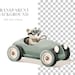Little Racer Watercolor Clipart – Cute Race Cars, Kids Racing Theme ...