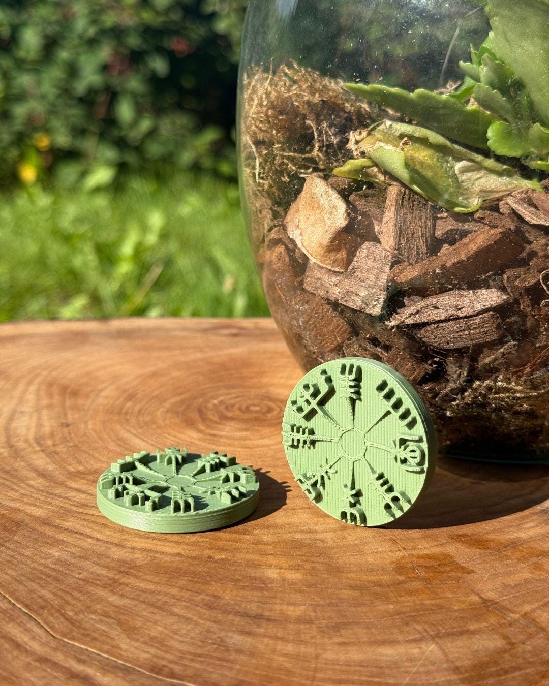 Fidget Slider & Modular Color Customization / Viking Compass Pattern ...