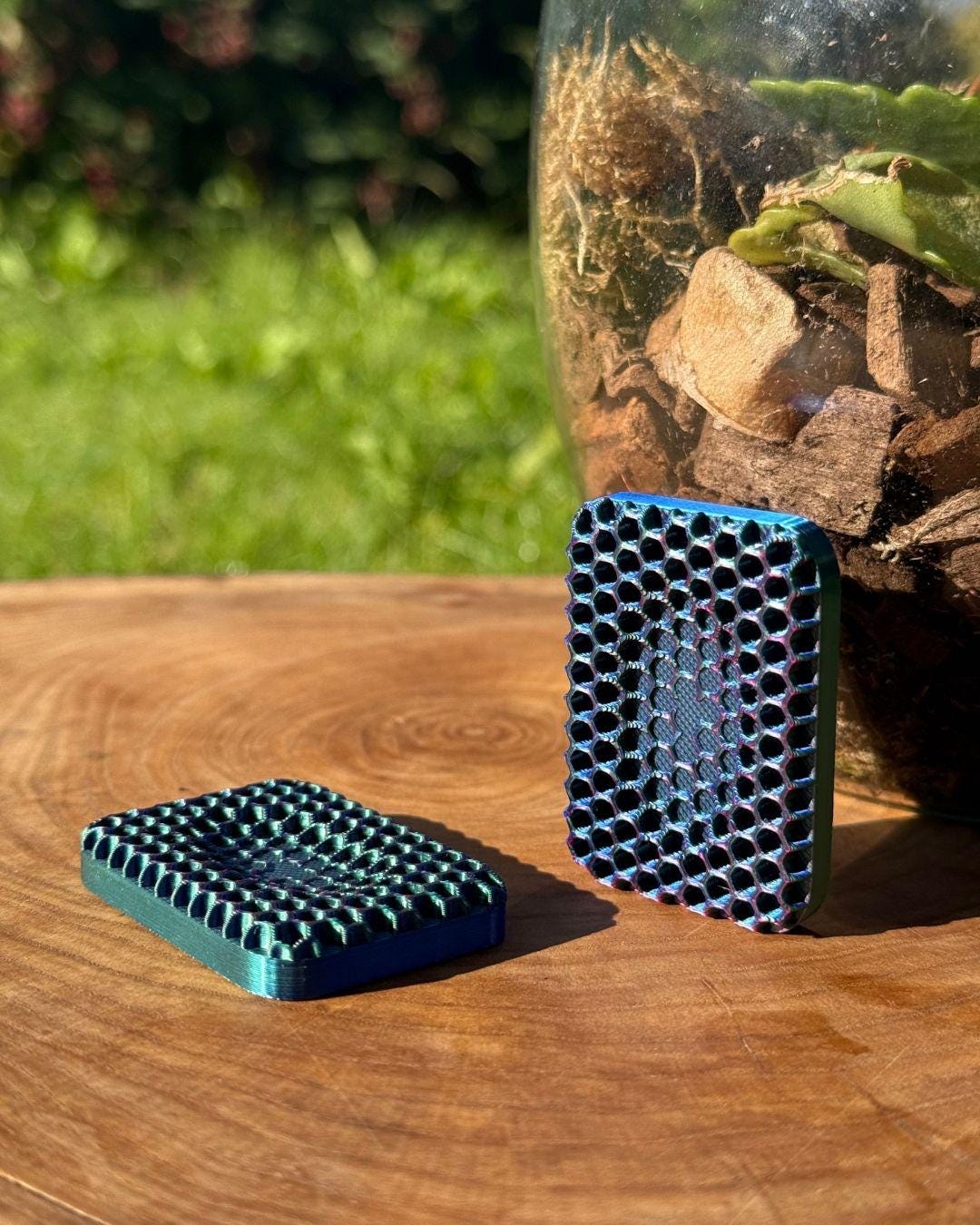 Fidget Slider & Modular Color Customization / Honeycomb Pattern ...