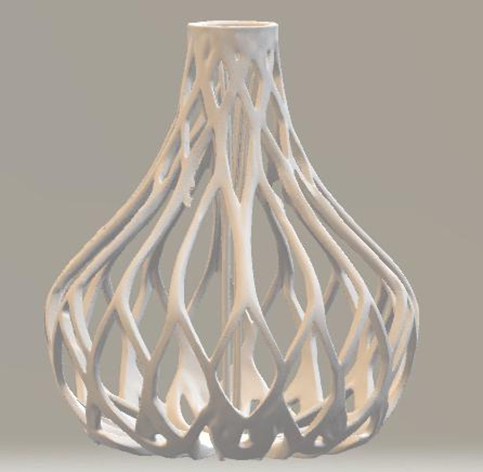 Black Geometric VUKAN Vase - 3D Printed Modern Home Decor - Unique ...
