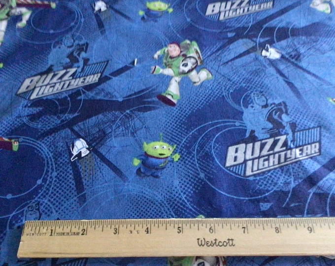 Buzz Lightyear Character Fabric Toy Story by the Yard 100% Cotton - Etsy
