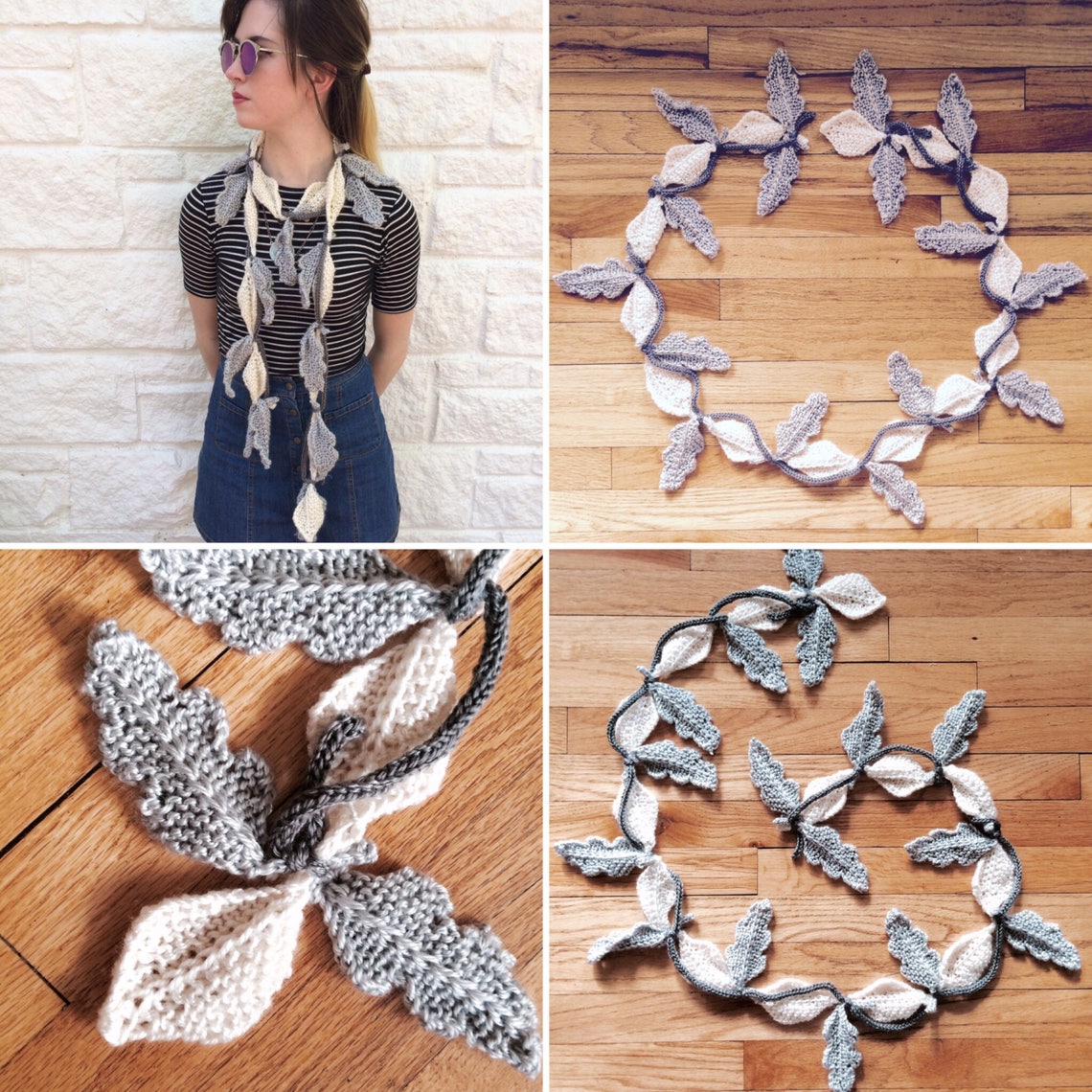 Oak Leaves Garland - Knitting PATTERN - Great for the Advanced Beginner ...