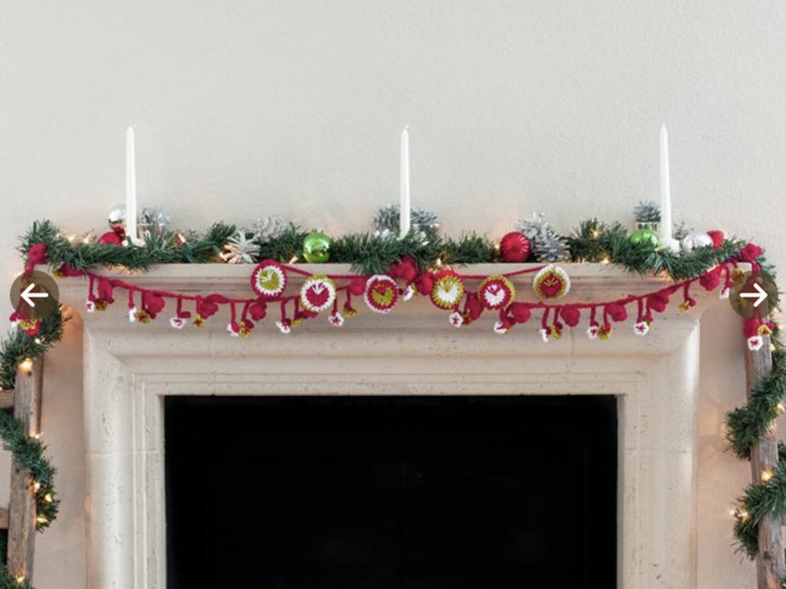 Peacock AND Curly Q's Garlands Crochet PATTERNS - Two Patterns for One ...