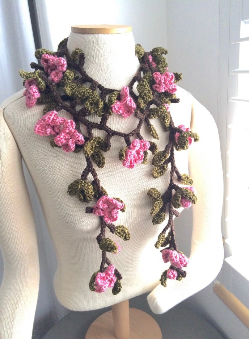 Garland Scarves - Crochet PATTERN - Great for the Beginner - Etsy