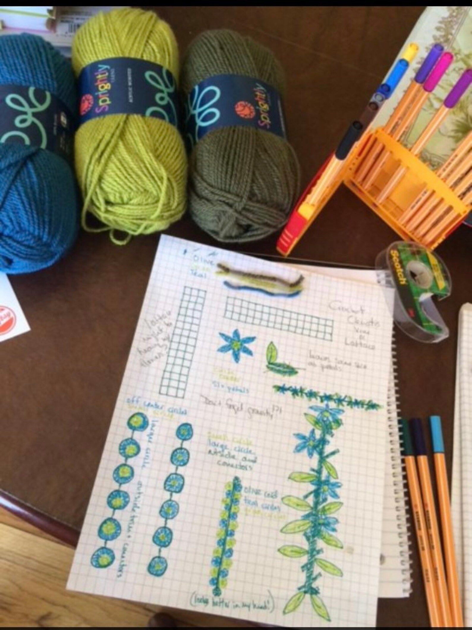 Peacock AND Curly Q's Garlands Crochet PATTERNS - Two Patterns for One ...