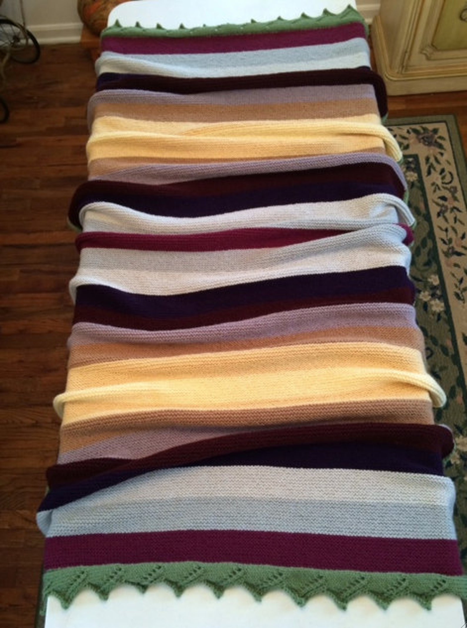 Jam on Toast Knitting Blanket PATTERN Knit Your Own Blankets - Etsy