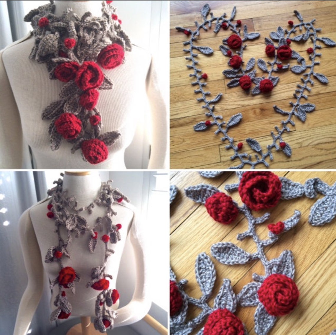 Garland Scarves Crochet PATTERN Great for the Beginner - Etsy