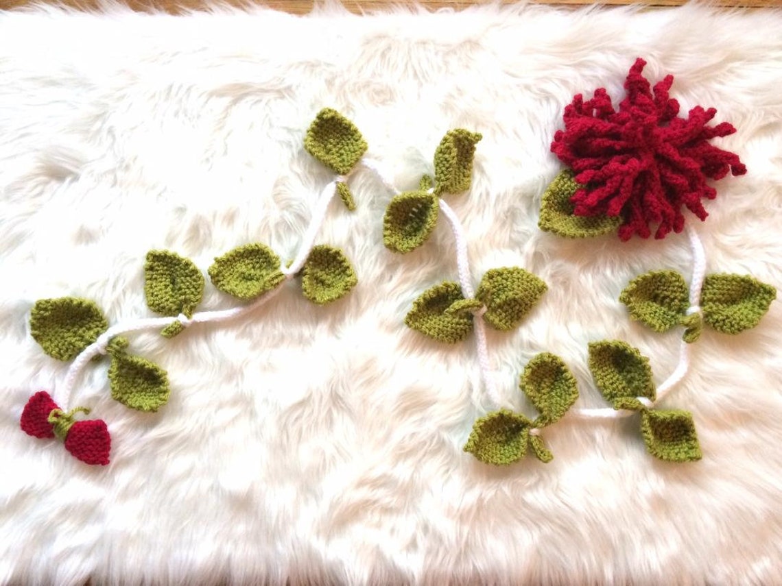 Mum Garland Knitting PATTERN Great for the Beginner - Etsy