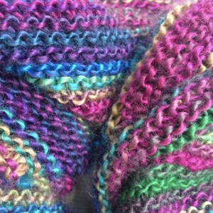 Slanted Shawl Knitting PATTERN - Great for the Beginner - Etsy