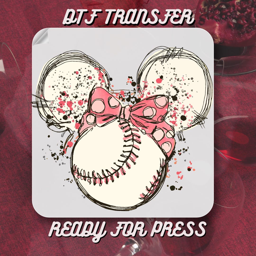 Minnie Mouse Coquette Baseball DTF, Magical World Baseball DTF Shirt ...