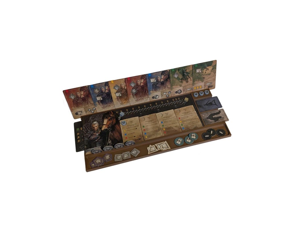 The Witcher: Path of Destiny – 3D Printed Player Board - Card & Token ...