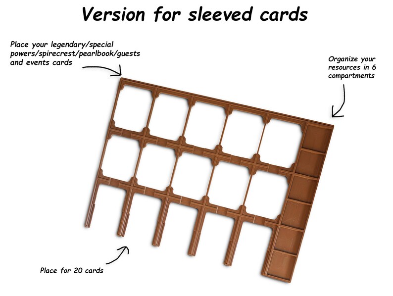 Everdell & Farshore 3D Printed City Organizer | Player Board With ...