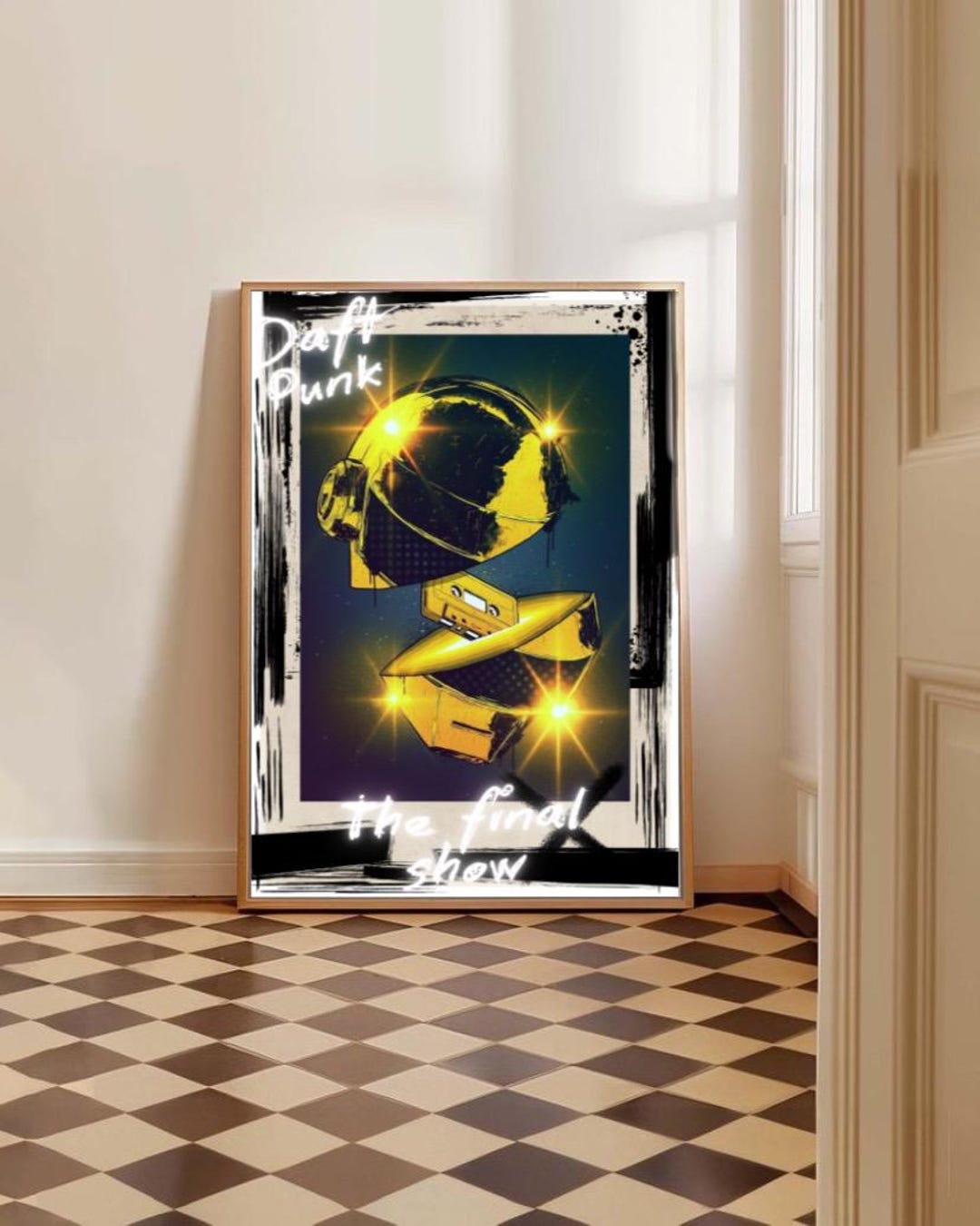Daft Punk “the Final Show” Poster | Retro Futuristic Digital Art ...
