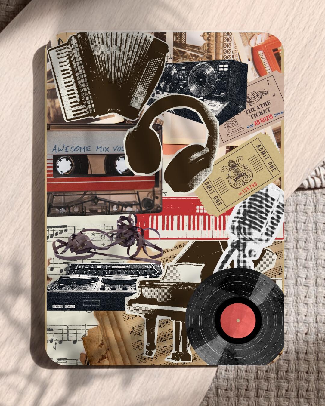 Retro Music Aesthetic Kindle Insert – Multiple Sizes Available - Etsy