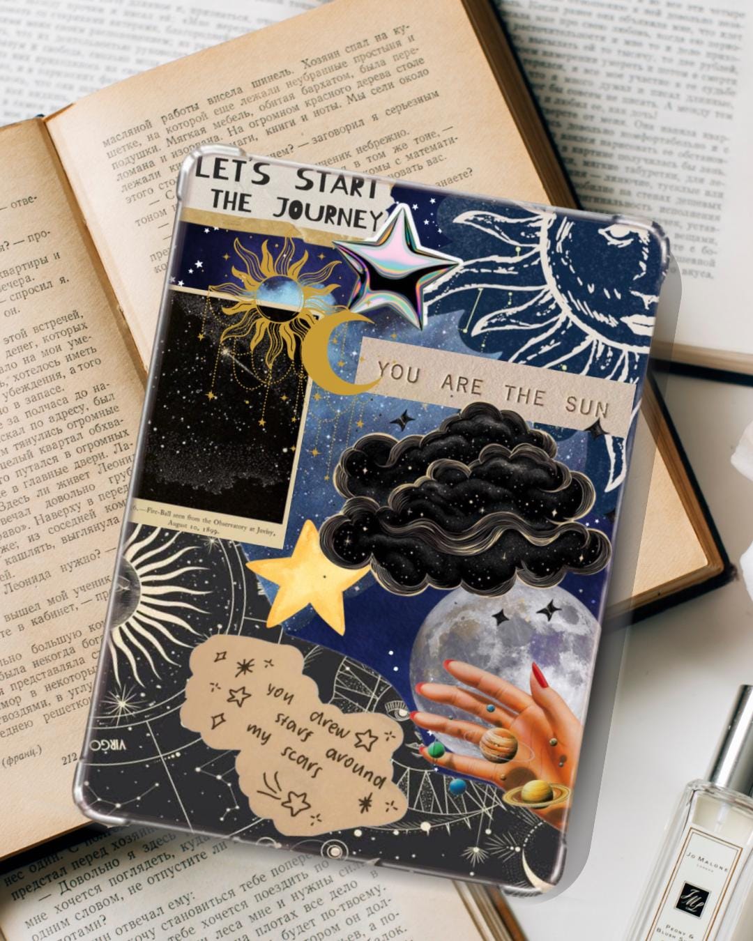 Celestial Kindle Insert: Sun, Moon, Galaxy Art (digital Download, PDF ...