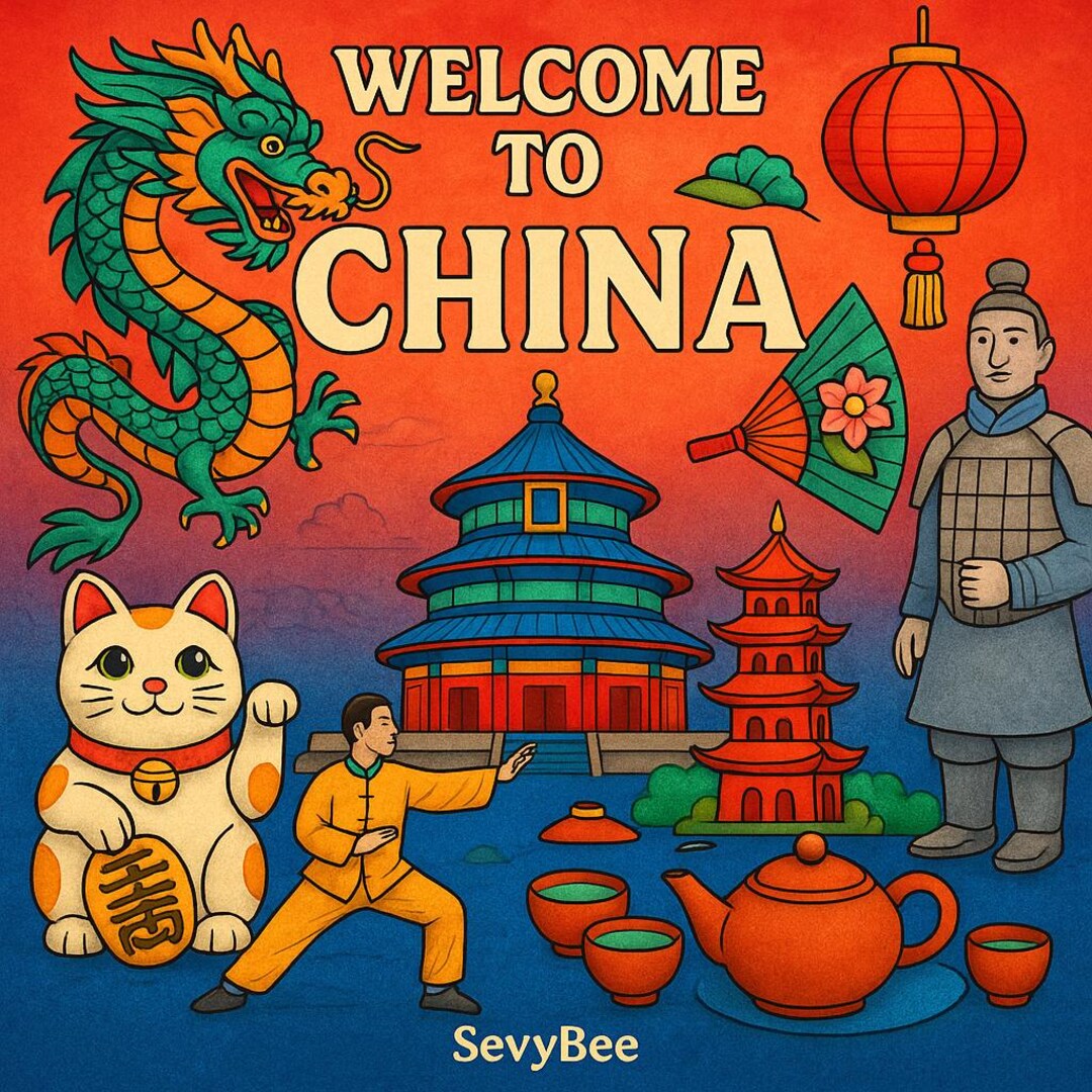 Welcome to China Coloring Book | Chinese Culture Printable Pages ...