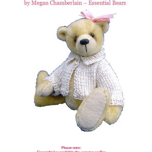 Abigail Teddy Bear Digital Pattern - Etsy