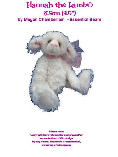 Hannah the Lamb Miniature Digital Pattern - Etsy