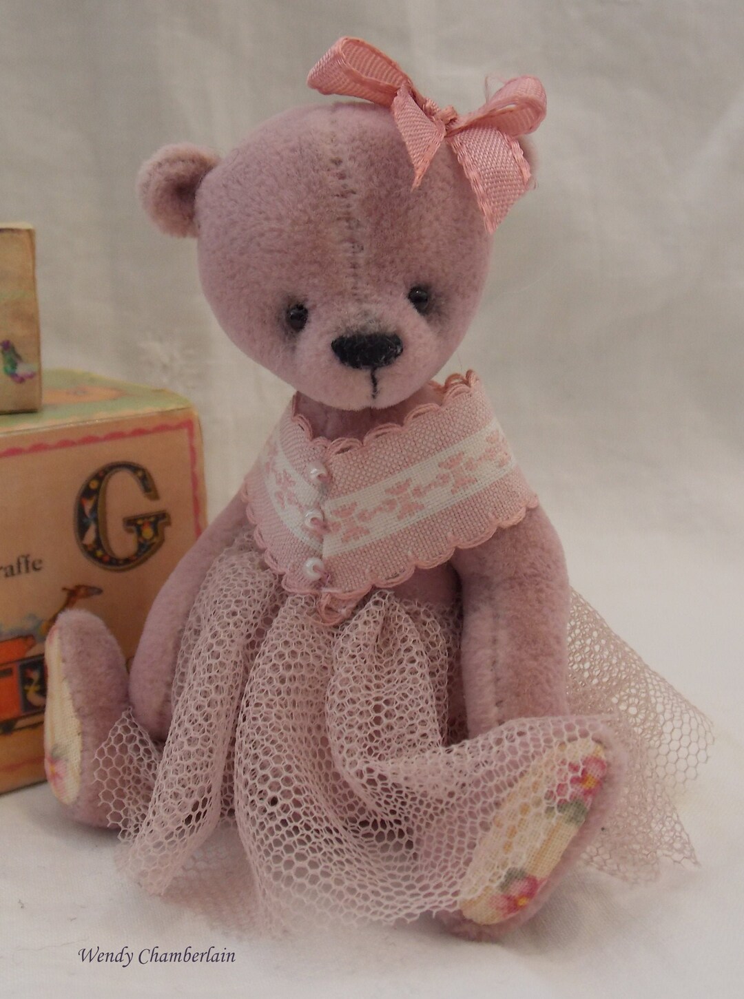 Amelia Miniature Teddy Bear Digital Pattern - Etsy