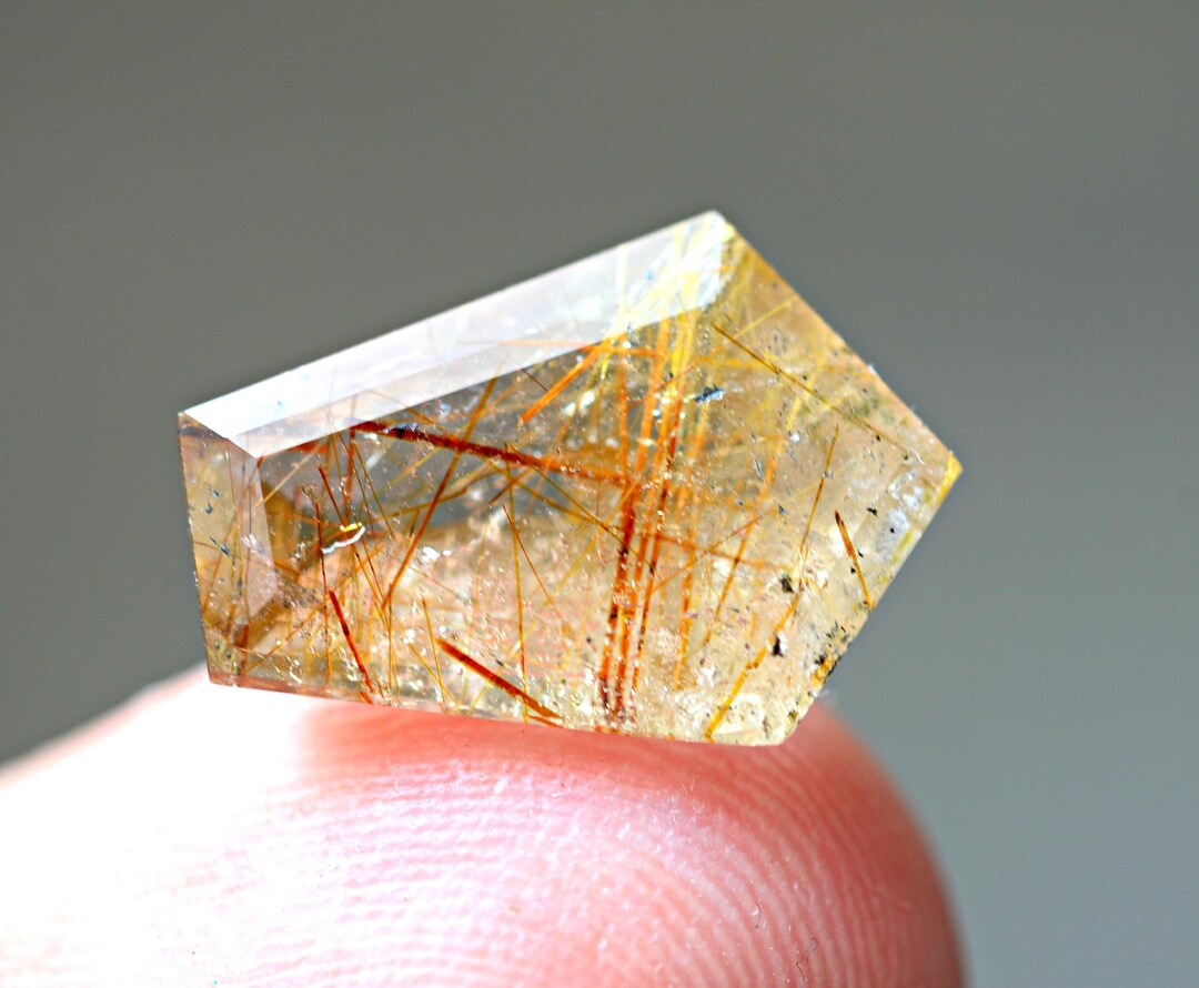 4.40ct Rare Rutile Quartz Top Cut Gemstone@pakistan - Etsy