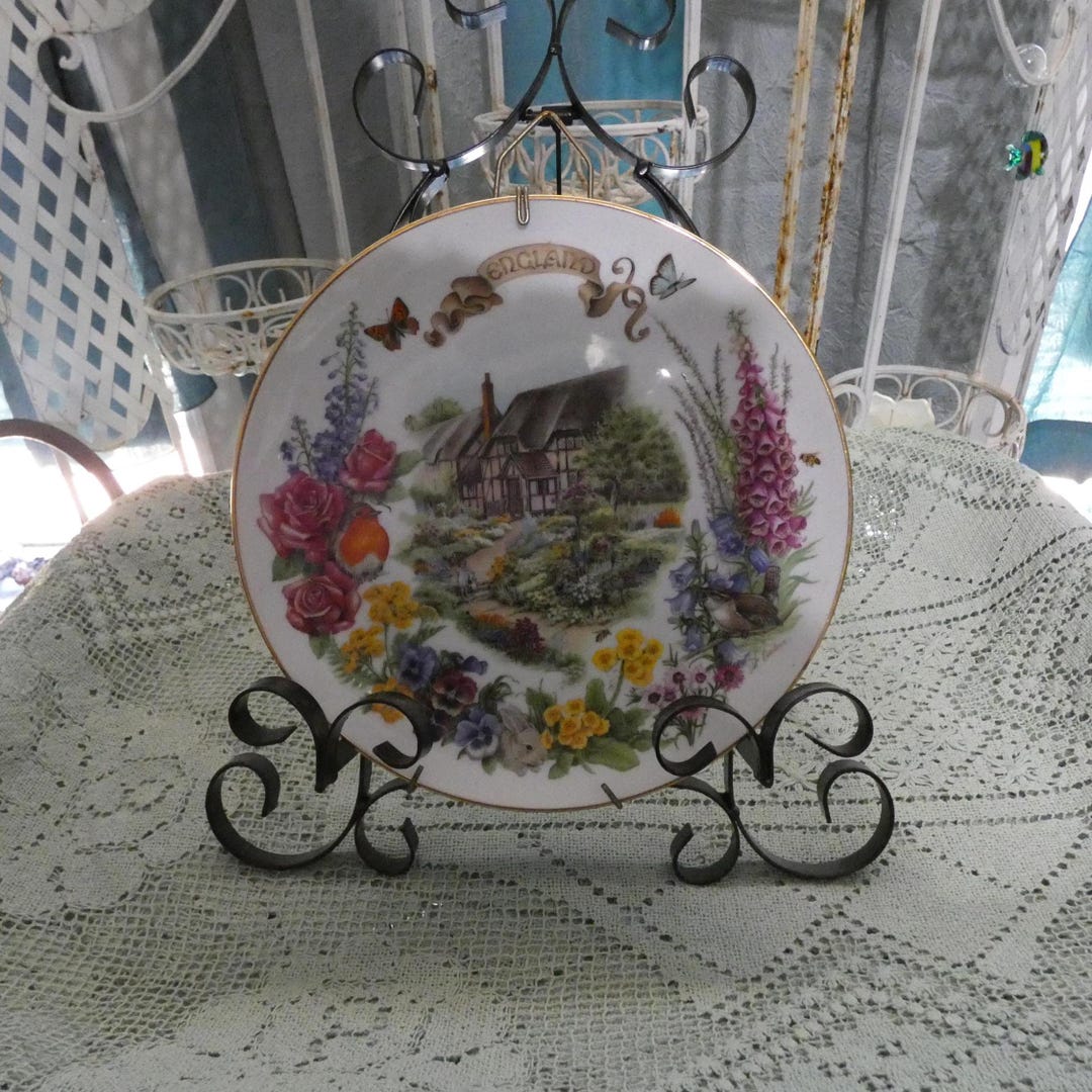 Vintage 1988 Reco Gardens of Beauty, English Country Garden Wall ...